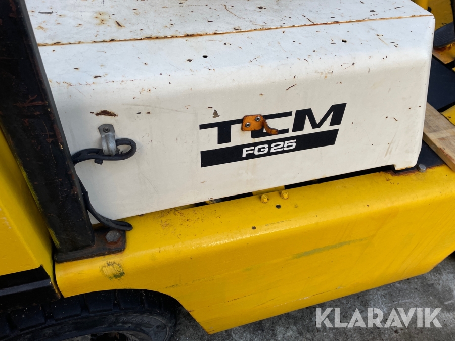 Gaffeltruck TCM FG25, Hedensted, Klaravik auktioner