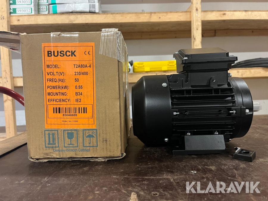 Motor Busck T2A80A-4, Rebild, Klaravik auktioner