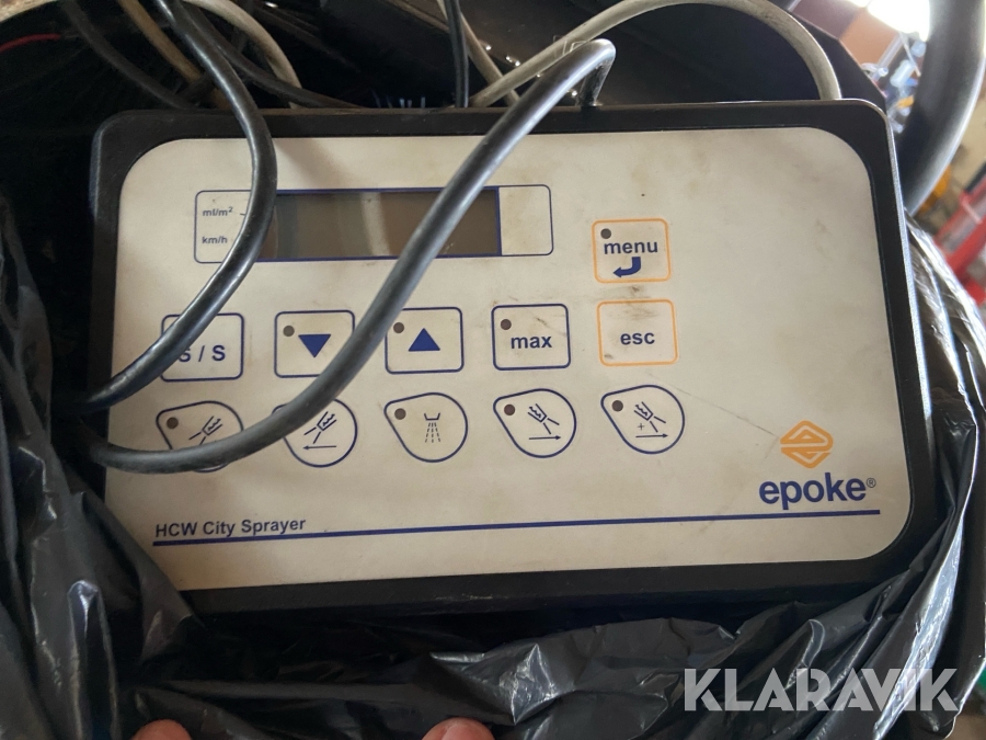 Spreder Epoke City sprayer, Faaborg-Midtfyn, Klaravik auktio