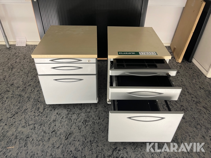 Skuffevogne 2 stk, Gentofte, Klaravik auktioner