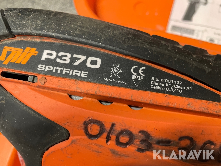 “Boltpistol" Spitfire P370, Odense, Klaravik auktioner