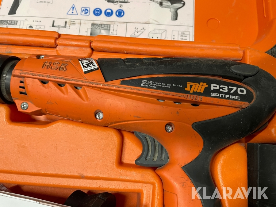 “Boltpistol" Spitfire P370, Odense, Klaravik auktioner