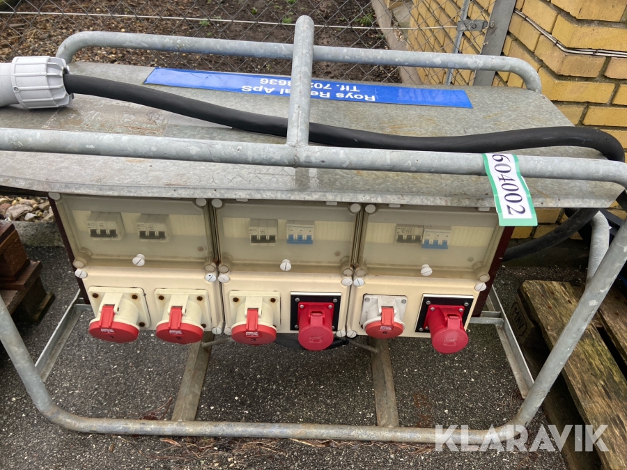 Eltavle, Brøndby, Klaravik auktioner