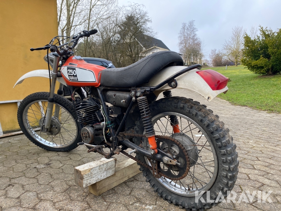 Motorcykel Yamaha 250 Enduro 250, Odsherred, Klaravik auktio