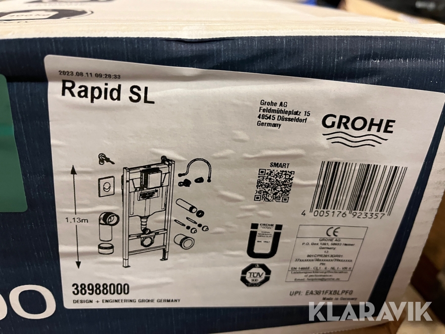 Cisterner Grohe + Geberit, Rebild, Klaravik auktioner