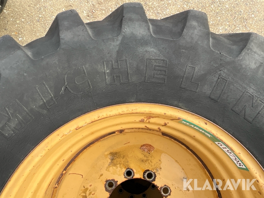 Hjul Michelin 620/75 R34 XM27, Frederikssund, Klaravik aukt
