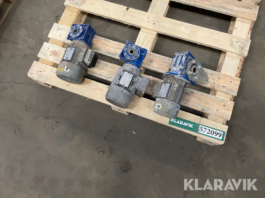 Elektriske motorer 3 stk, Horsens, Klaravik auktioner
