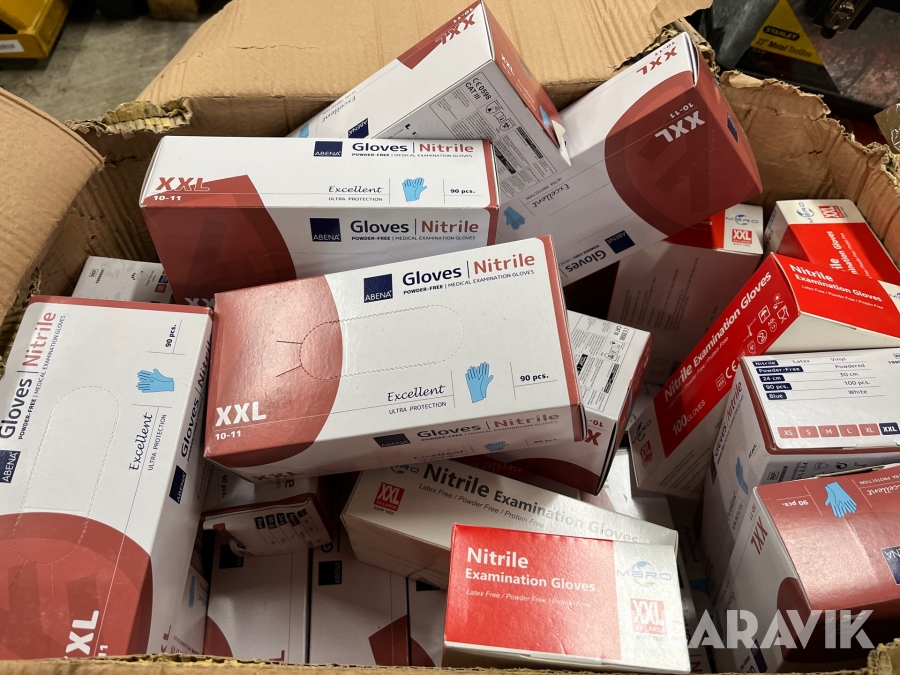 Nitrilhandsker Str XXL ca 40 pakker Abena, MBRO, Roskilde, K