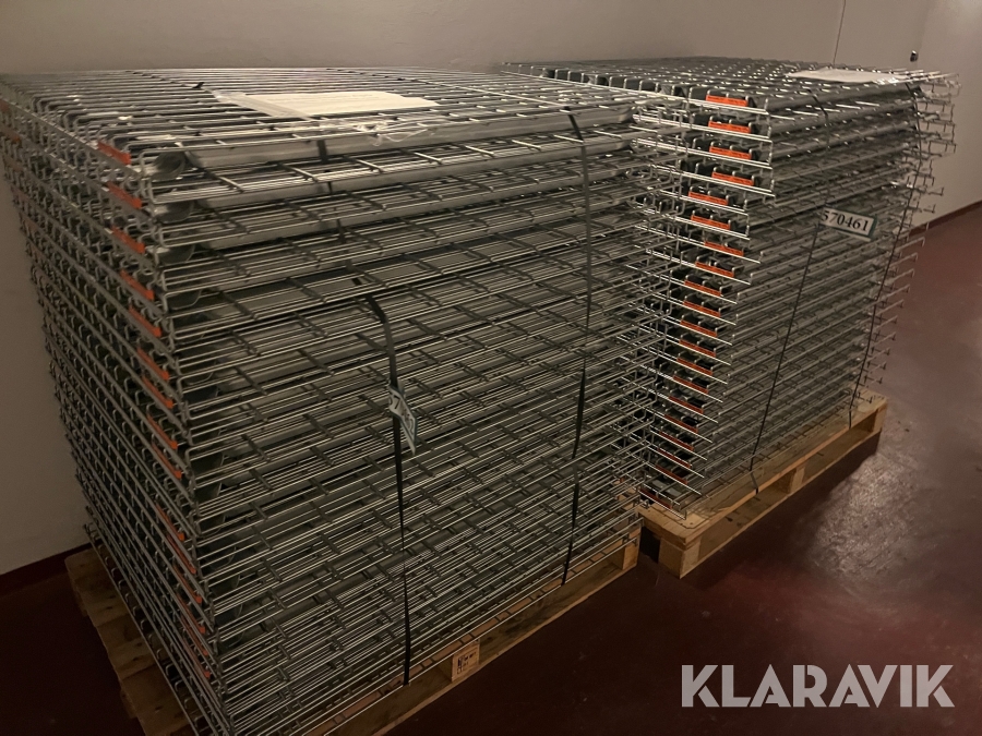 Hylder til Pallereoler ca 40 stk MantaMesh 1000kg UDL, Ruder