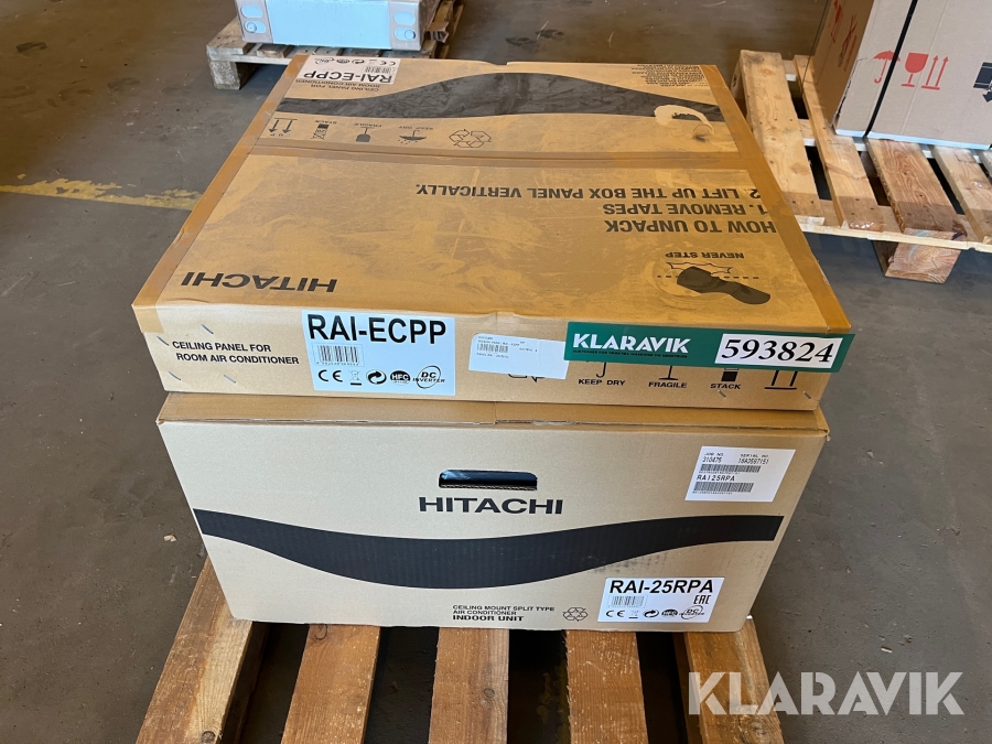 Aircondition Hitachi RAI-25RPA + RAI ECPP, Rebild, Klaravik