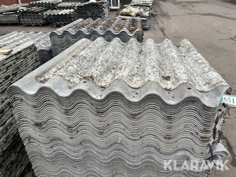 Tagplader Eternit, Sorø, Klaravik auktioner