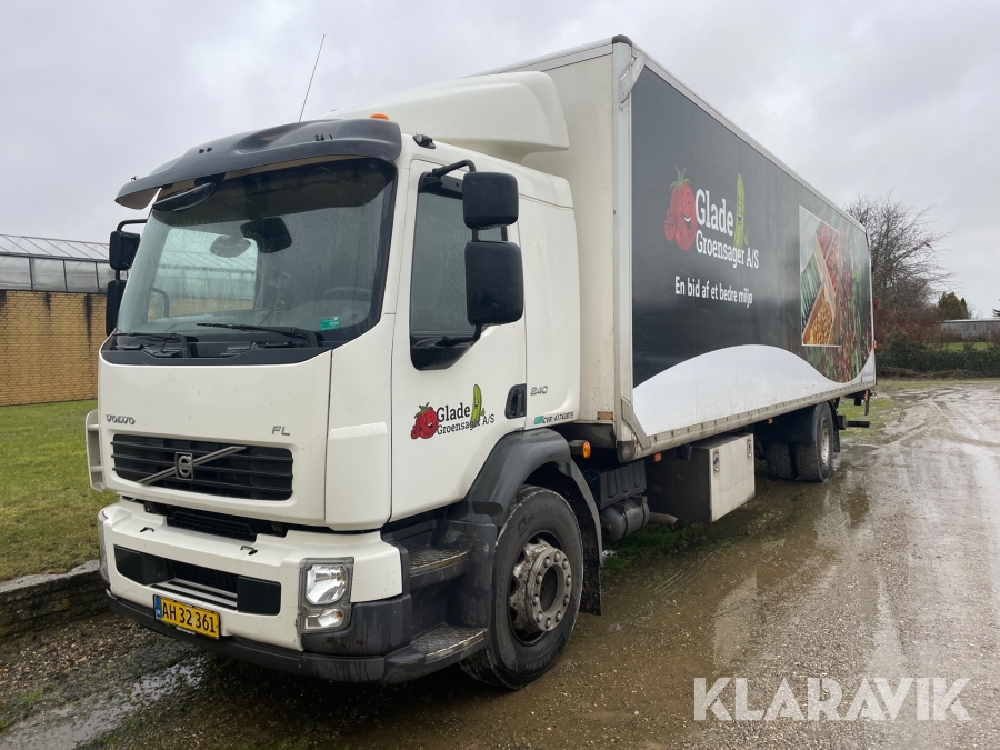 Lastbil Volvo FL-Serien, Nordfyns, Klaravik auktioner