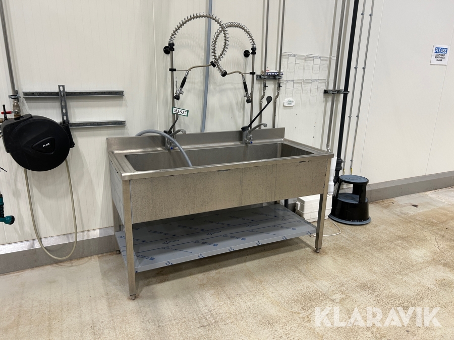 Rustfri vask, Greve, Klaravik auktioner