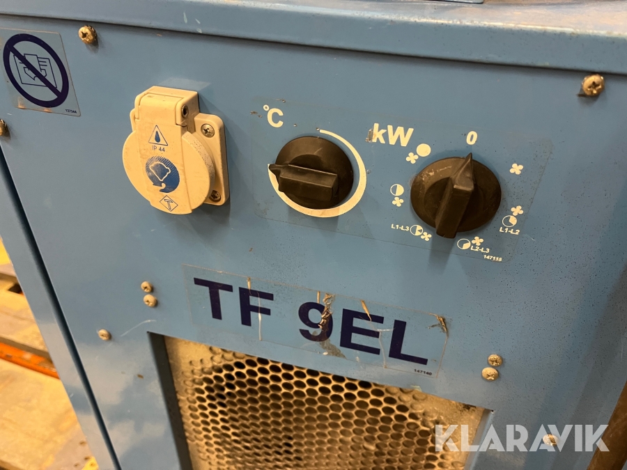 Varmeblæser El-Bjørn TF 9EL, Rebild, Klaravik auktioner