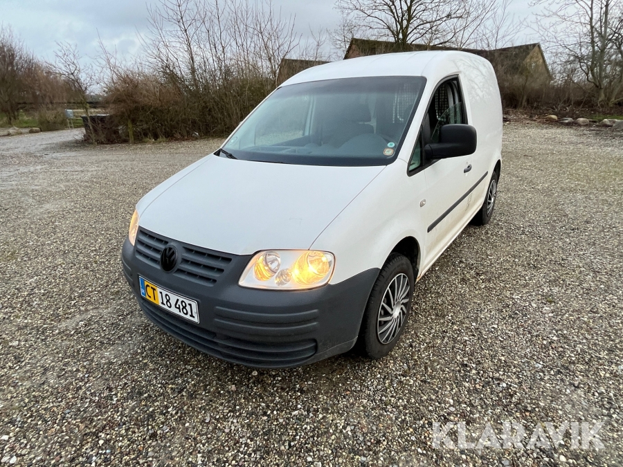 Varevogn Volkswagen Caddy, Faxe, Klaravik auktioner