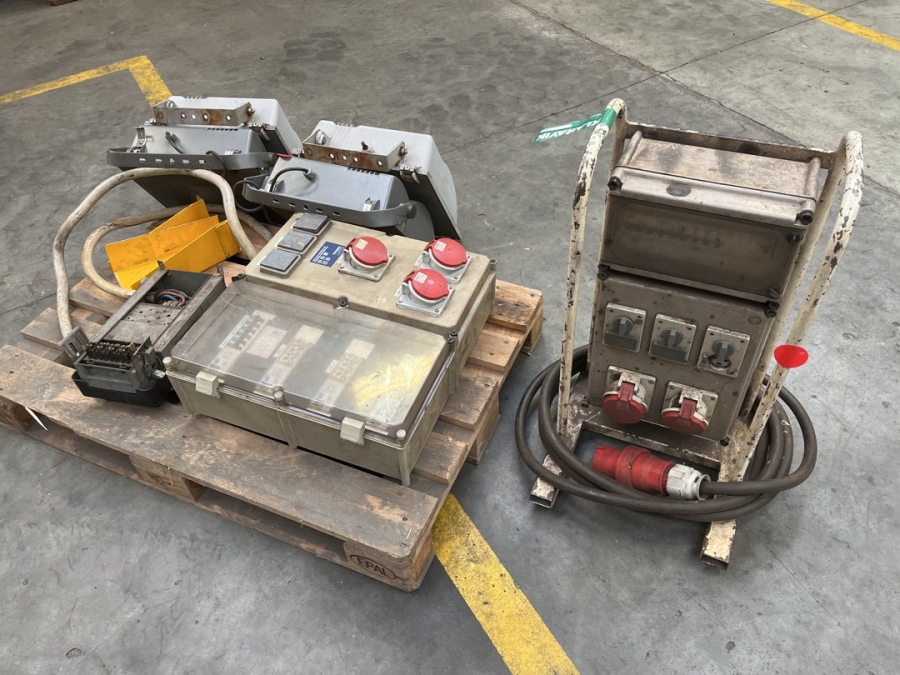 El tavler med skinne system