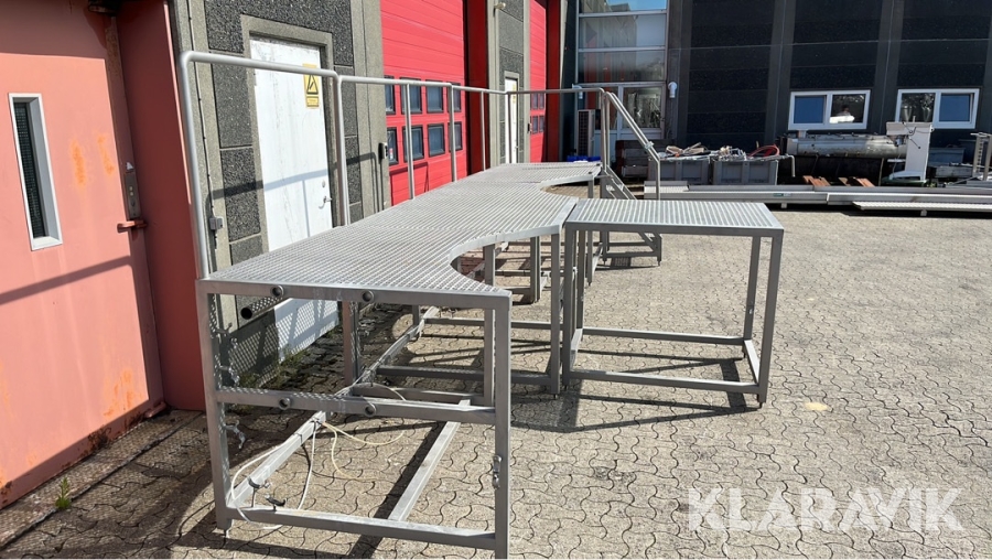 Rustfri Platform højde 110cm, Furesø, Klaravik auktioner