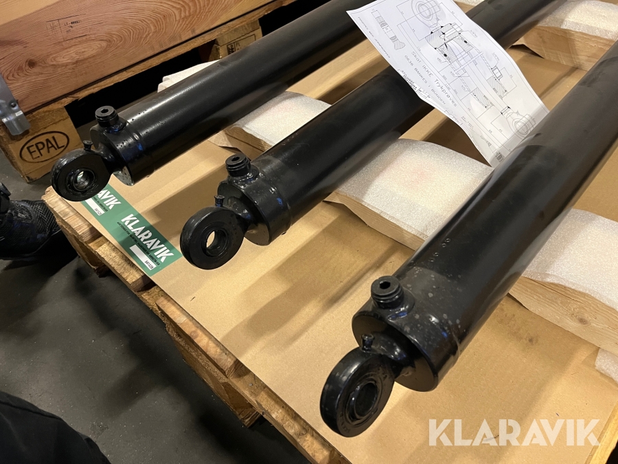 Ubrugte Hydraulikcylindre 3 stk., Lemvig, Klaravik auktioner