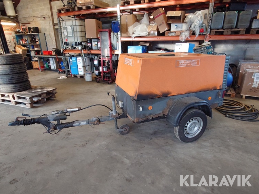 Kompressor mobil CompAir Demag DS40, Herning, Klaravik aukti