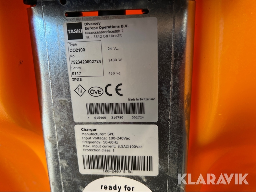 TASKI SWINGO 2100 micro ride om, Aarhus, Klaravik auktioner