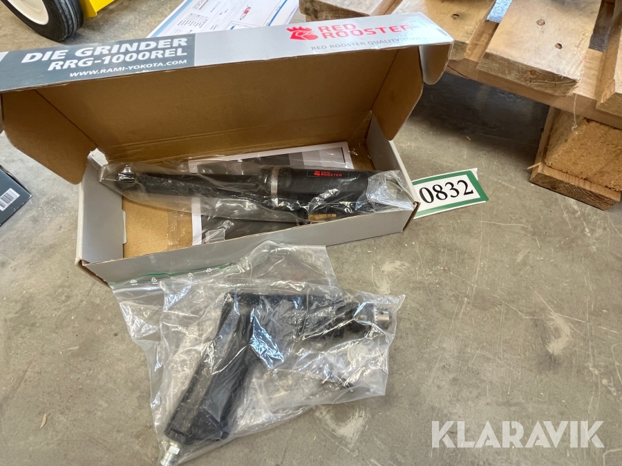 Luftværktøj Atlas Copco/red Rooster, Køge, Klaravik auktione