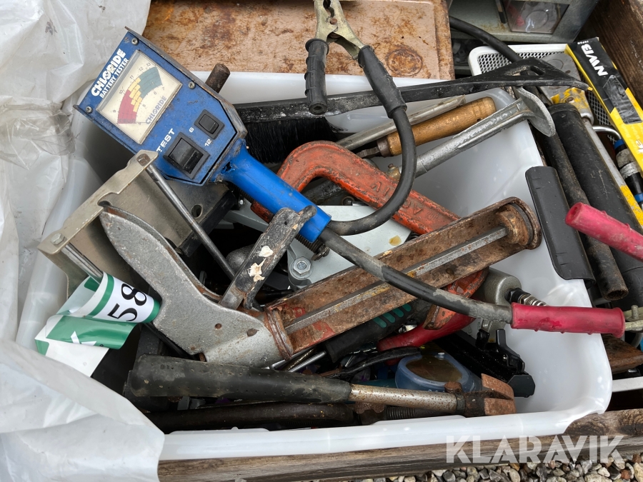 Blandet Palle med udstyr, Hørsholm, Klaravik auktioner