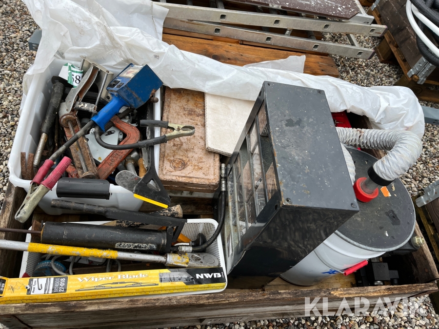 Blandet Palle med udstyr, Hørsholm, Klaravik auktioner