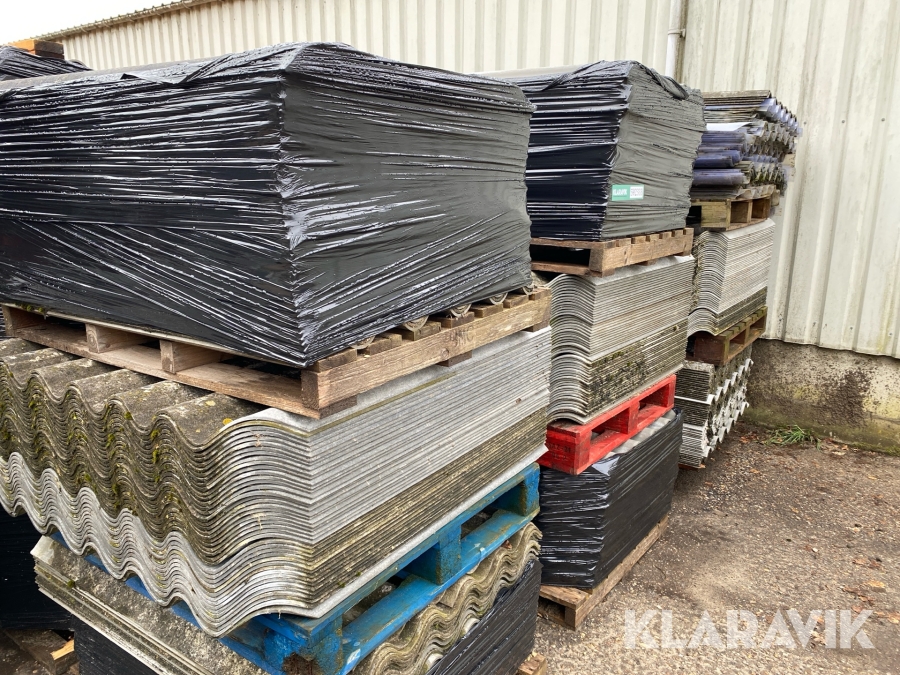 B9 tagplader med sikring 400 stk., Silkeborg, Klaravik aukti