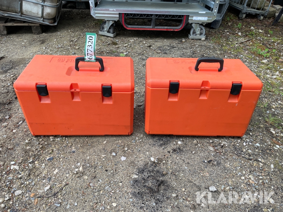 Kasser Husqvarna, Silkeborg, Klaravik auktioner