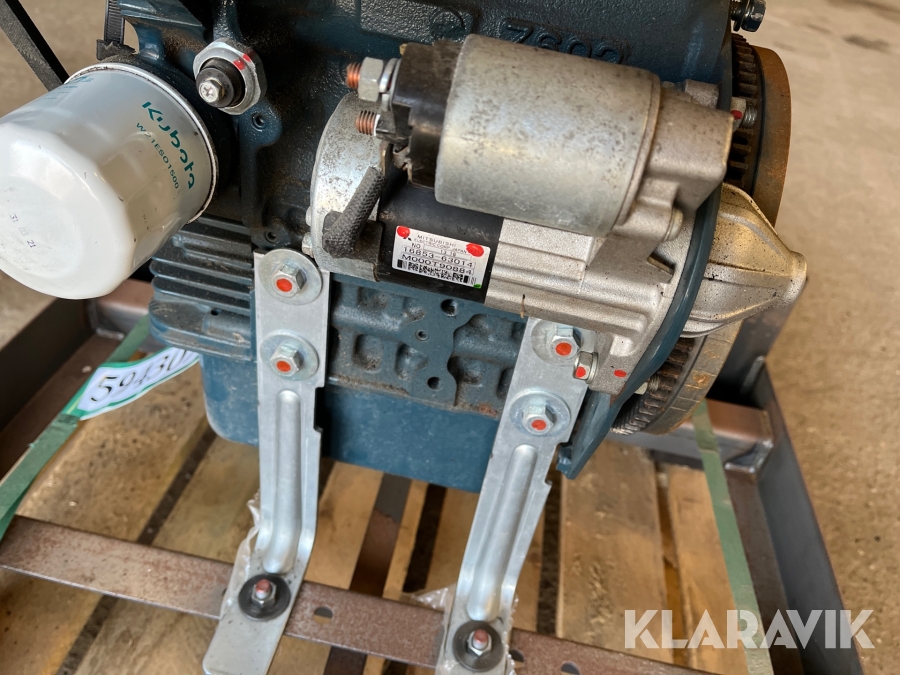 Motor ny 10,6 kw Kubota Z602-EF03, Aabenraa, Klaravik auktio