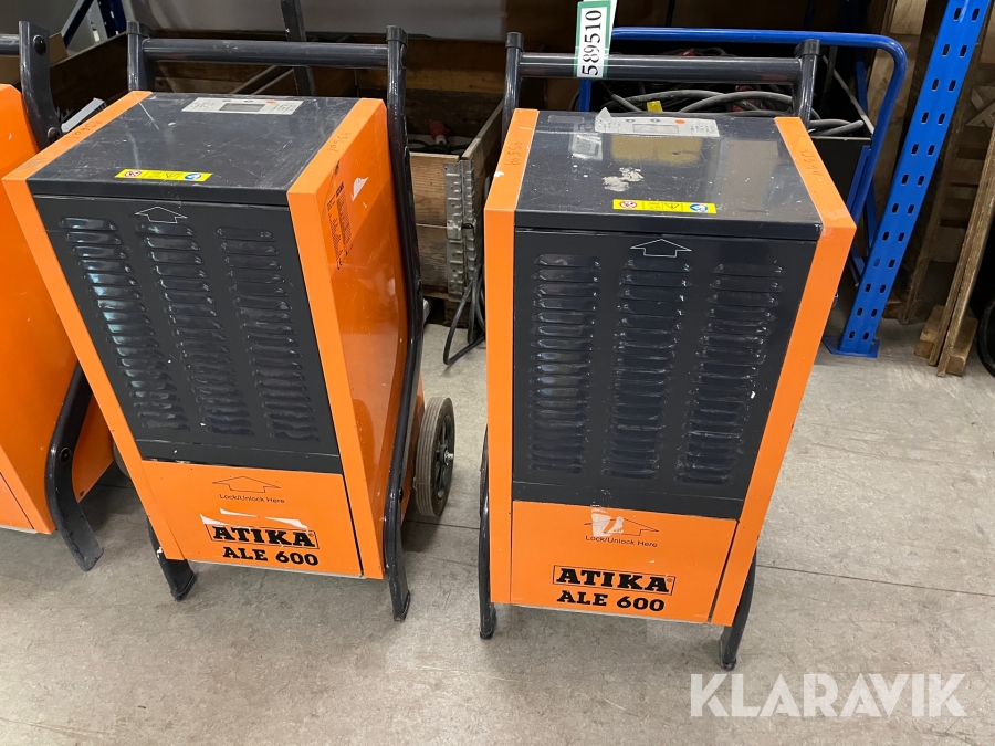 Affugter Atika 2 stk ALE600, Egedal, Klaravik auktioner