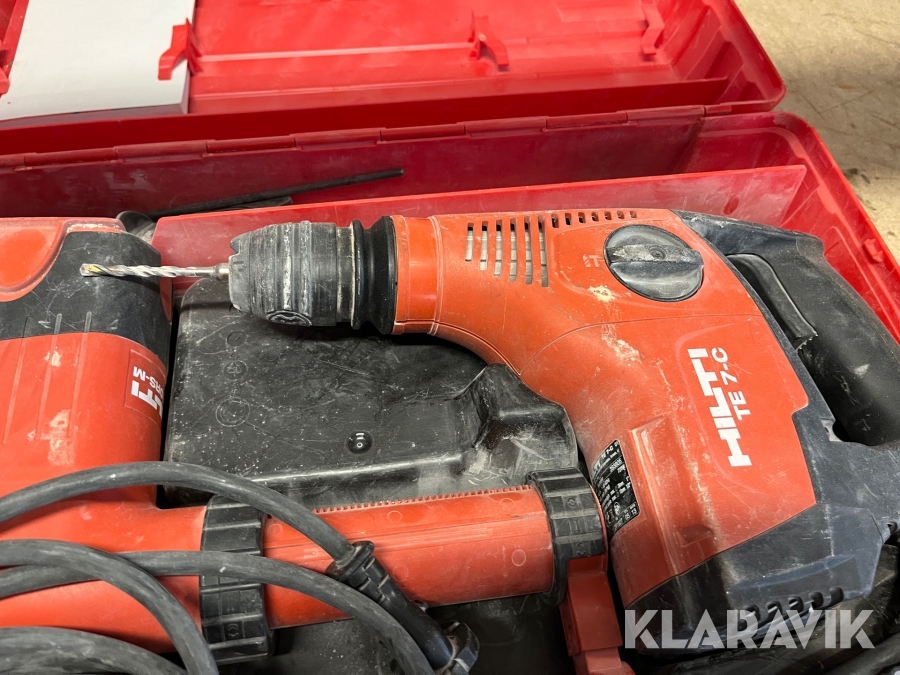Borehammer Hilti TE 7-C, Holbæk, Klaravik auktioner