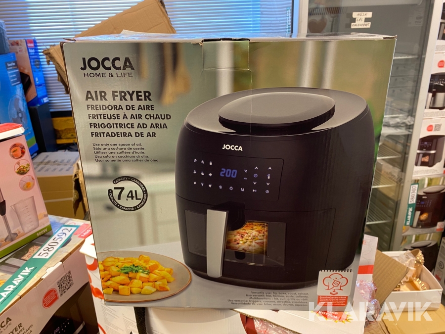 Air Fryer Jocca 7.4 liter, Køge, Klaravik auktioner