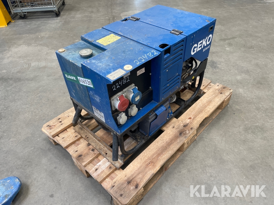 Generator Geko 9001 silent, Aarhus, Klaravik auktioner