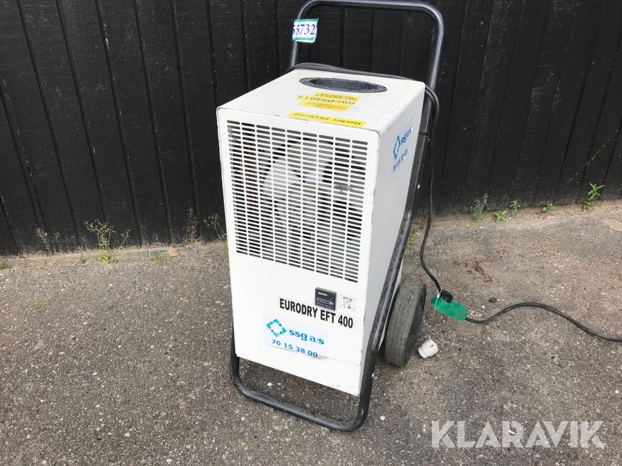 Affugter Eurodry EFT 400, Holbæk, Klaravik auktioner