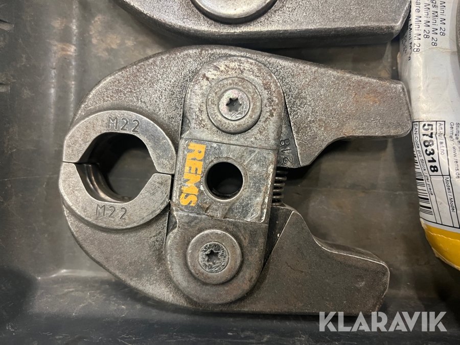 Pressekæber Rems M15, M22, M28, Randers, Klaravik auktioner