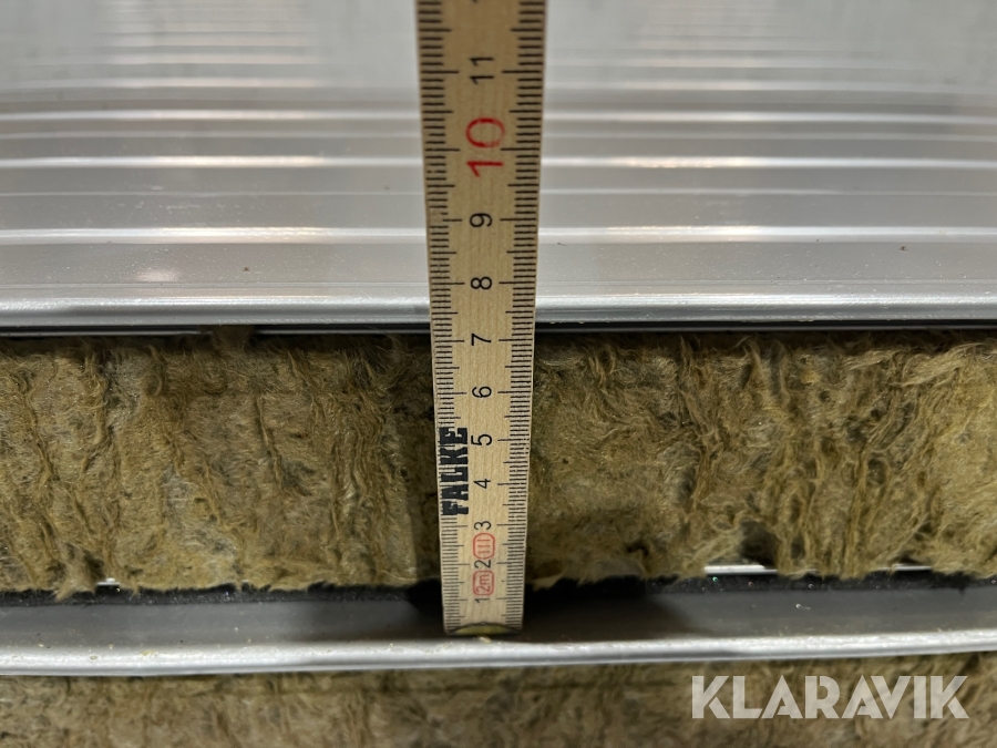 Sandwichelementer rustfri Kingspan 80 mm kerne rockwool, Jam