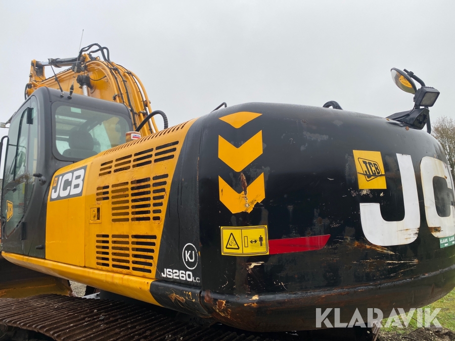 Gravemaskine 28 tons JCB JS260 LC, Aabenraa, Klaravik auktio
