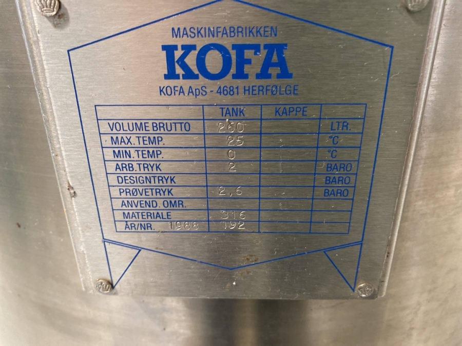 Rustfri stål beholder