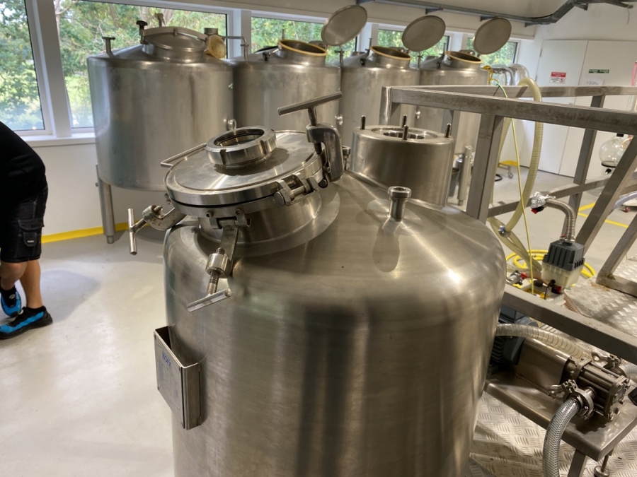 Rustfri stål beholder