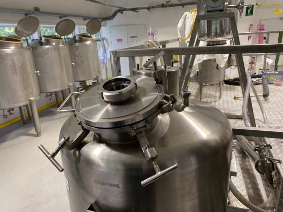 Rustfri stål beholder