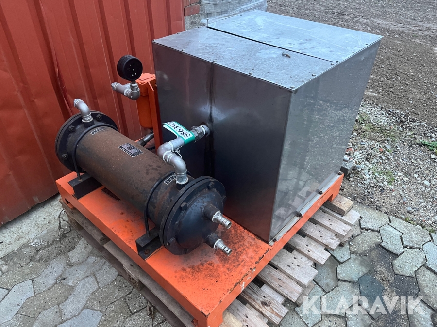 Varmeveksler med tank, Viborg, Klaravik auktioner
