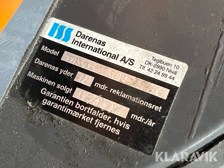 Gulvpolermaskine Taski, Vejen, Klaravik auktioner