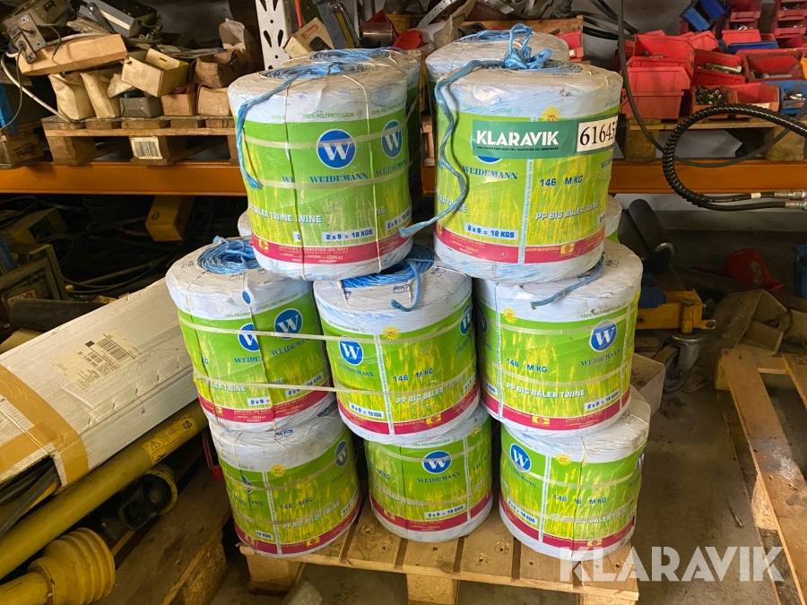 Snøre til bigballer WEIDEMANN 2x9=18 kg (16stk), Hjørring, K