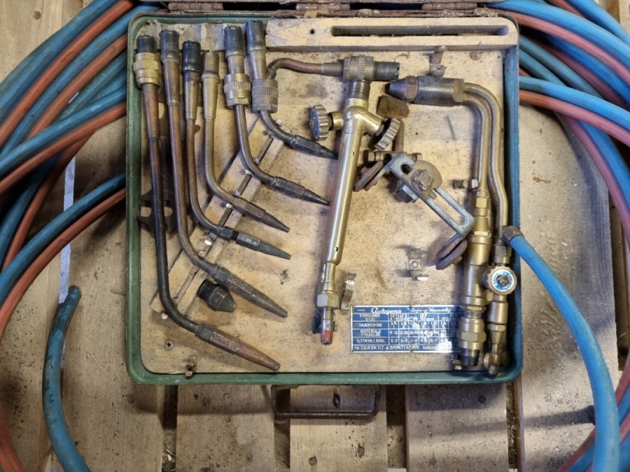 Div. Udstyr til skærebrændersæt.