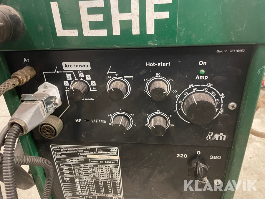 Svejsemaskiner LEHF LTE200 MIGATRONIC, Norddjurs, Klaravik a
