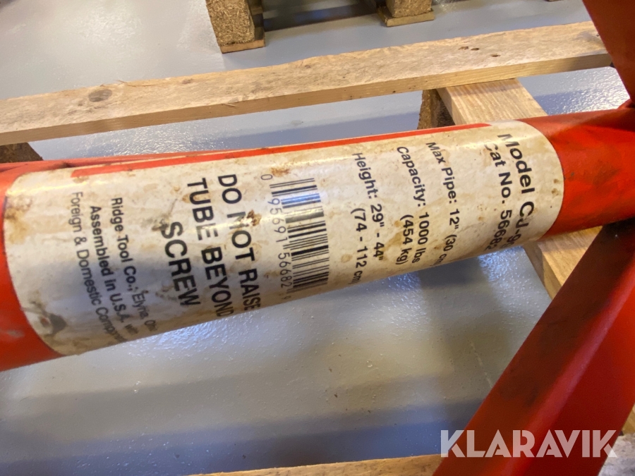 Rullebukke Ridgid mm CJ-99, Vordingborg, Klaravik auktioner