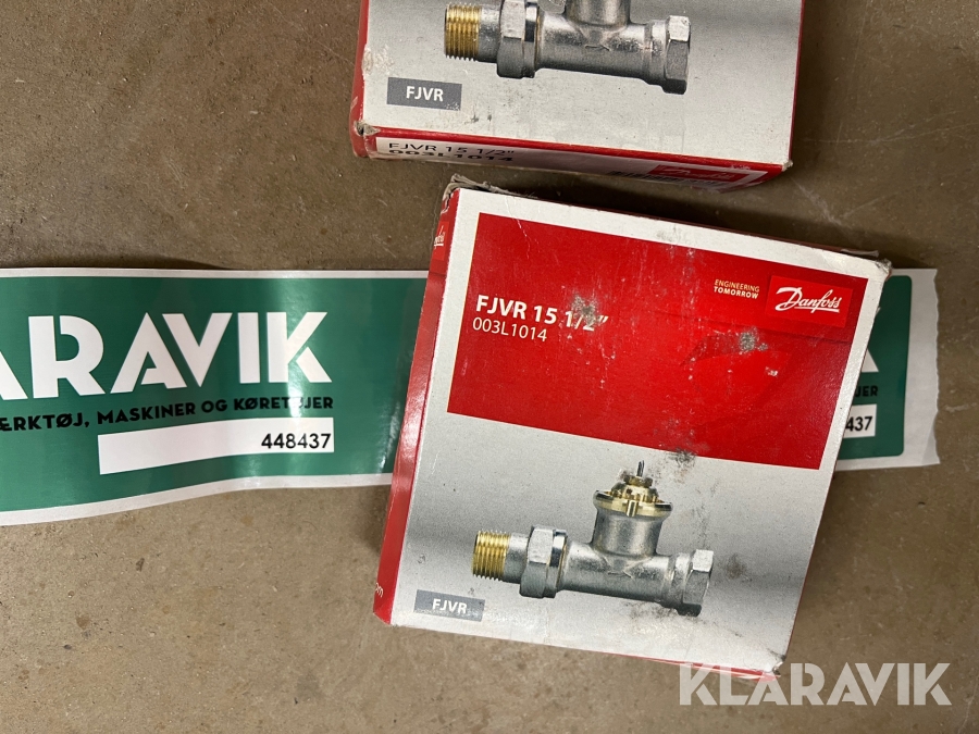 Ass ventiler Danfoss FJVR, Randers, Klaravik auktioner