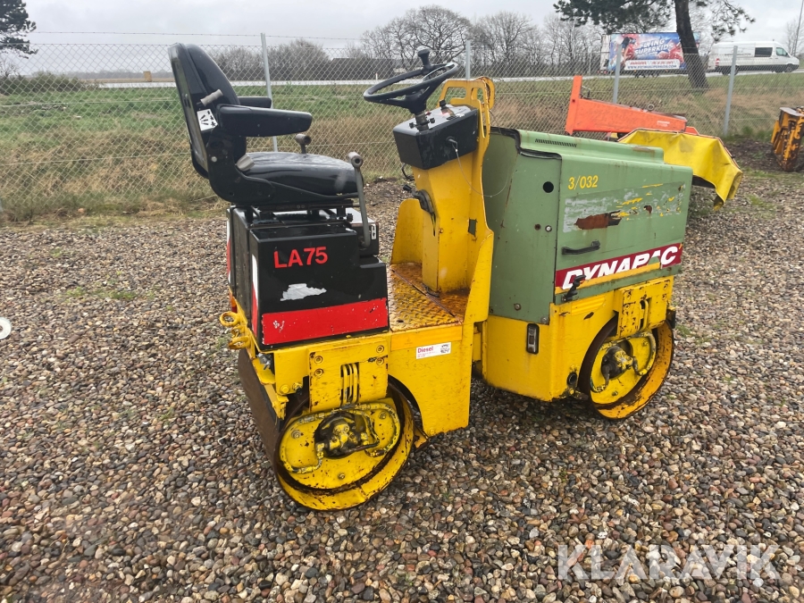 Kompaktor Dynapac LA75, Haderslev, Klaravik auktioner