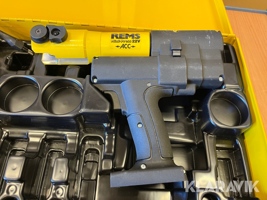 Elektrohydraulisk radialpresse Rems Mini-Press ACC, Rebild,